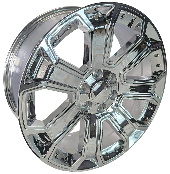 22" Custom Wheels 6x139.7 Fits GMC Yukon Denali XL Chevy Silverado Sub